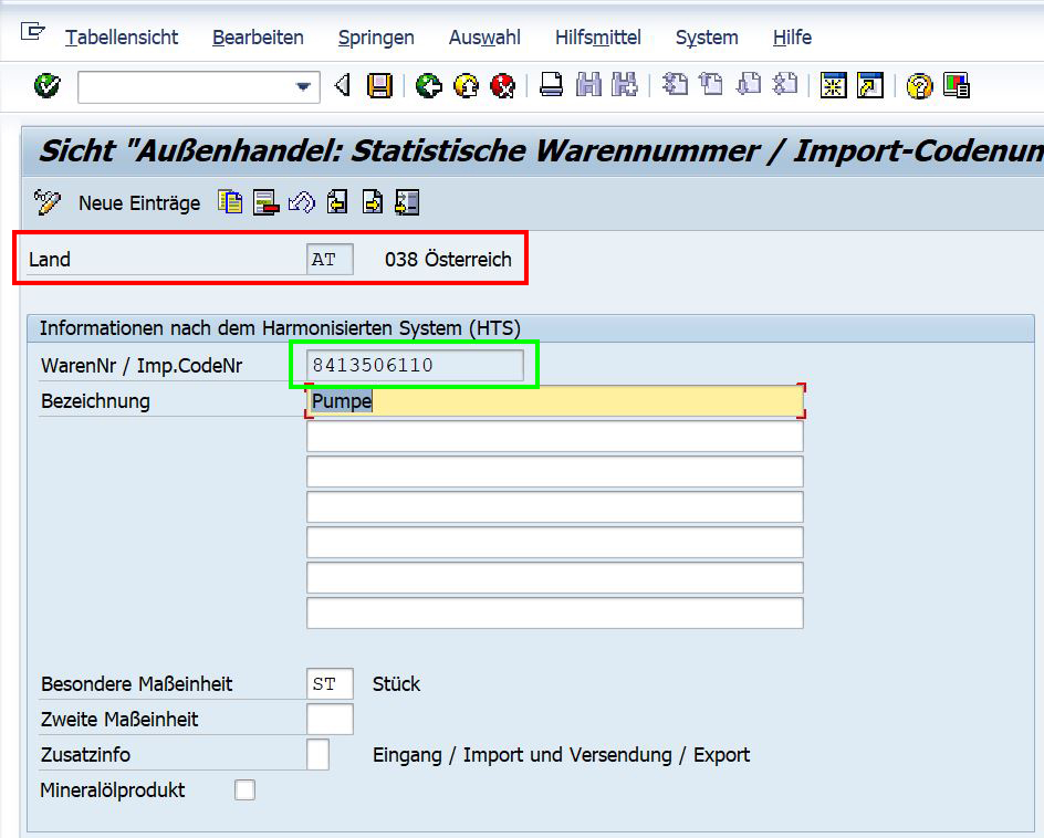 Praxistipps: Wie pflegt man Zolltarif- und Warennummern im SAP® S/4HANA ...